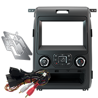 Maestro K150 DASH KIT AND T-HARNESS FOR 2013-2014 FORD F150 TRUCKS WIT ...